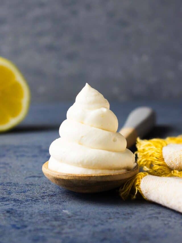 Lemon Whipped Cream Cheese Frosting